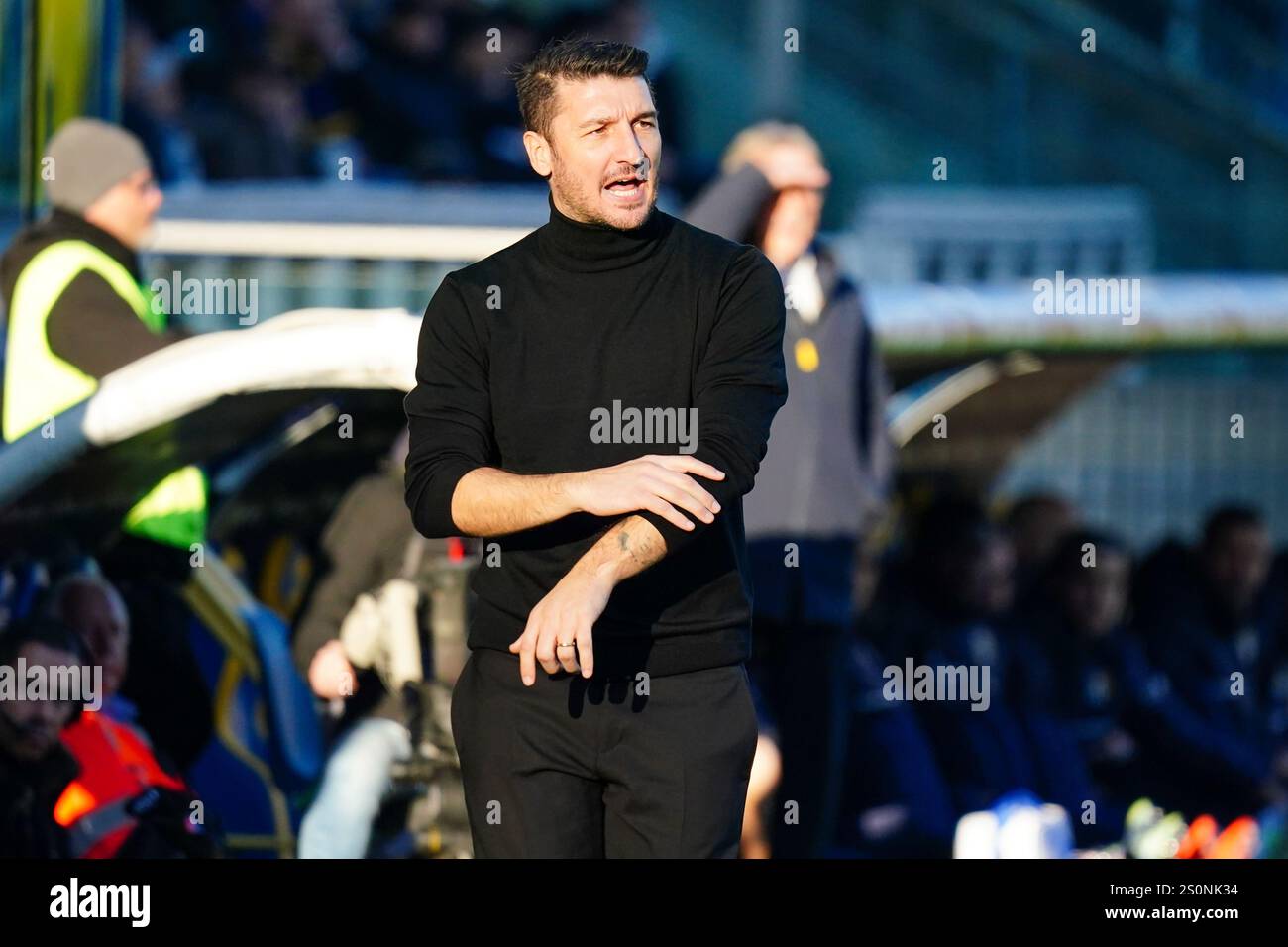 Parma, Italy. 28th Dec 2024. The head coach Salvatore Bocchetti (AC ...