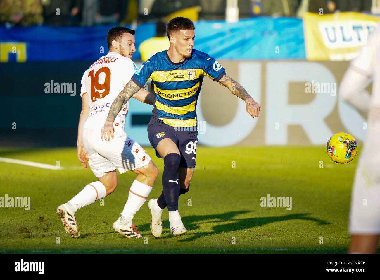 Parma, Italy. 28th Dec 2024. Dennis Man (Parma Calcio) during the ...