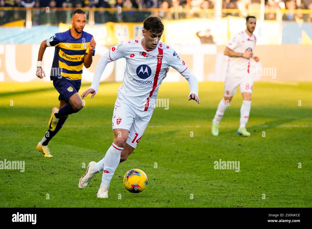 Parma, Italy. 28th Dec 2024. Daniel Maldini (AC Monza) during the ...