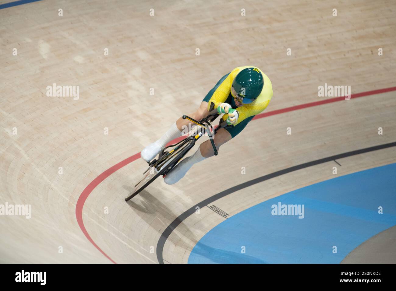 Korey Boddington of Australia during his gold medal ride in the men's C ...