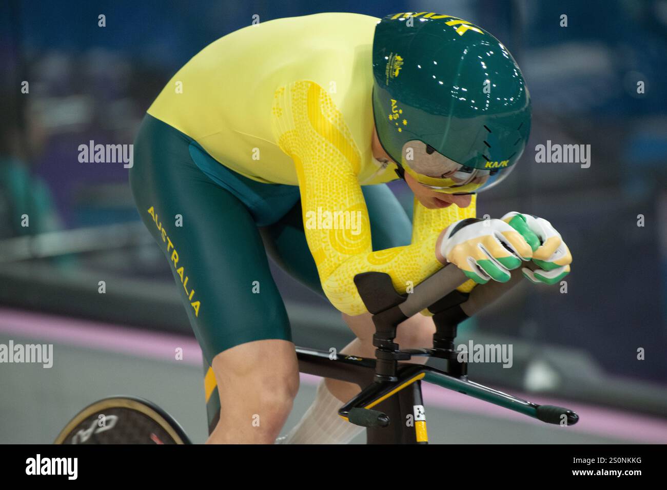 Korey Boddington of Australia during his gold medal ride in the men's C ...