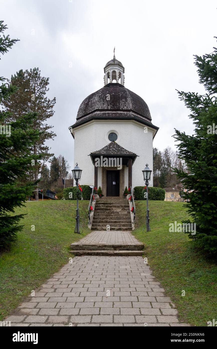The famous Silent Night chapel (Stille Nacht Kapelle) in Oberndorf bei ...