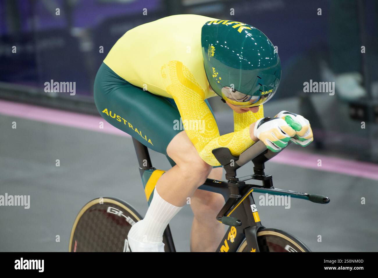 Korey Boddington of Australia during his gold medal ride in the men's C ...