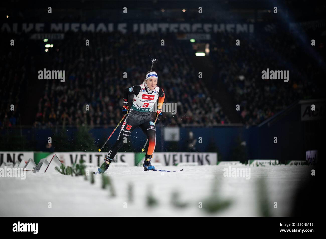 Gelsenkirchen, Germany. 28th Dec, 2024. Winter sports: Biathlon, World ...