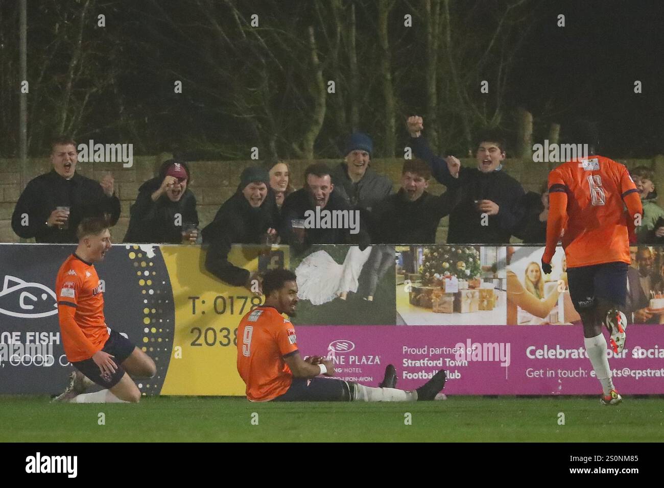 Tiddington, UK, 28th December 2024. Callum Banks of Stratford ...