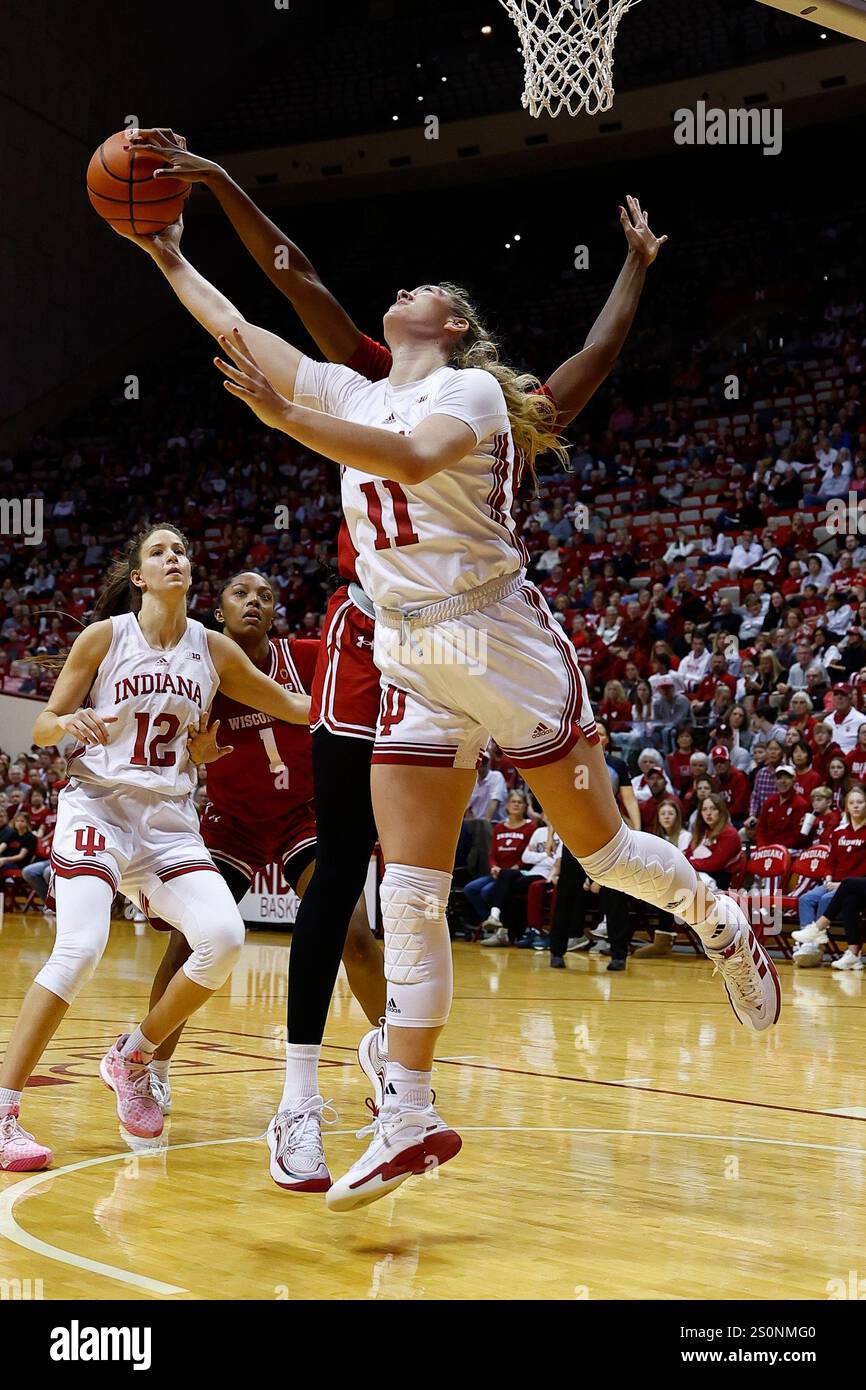 BLOOMINGTON, IN - DECEMBER 28: Indiana Hoosiers forward Karoline ...
