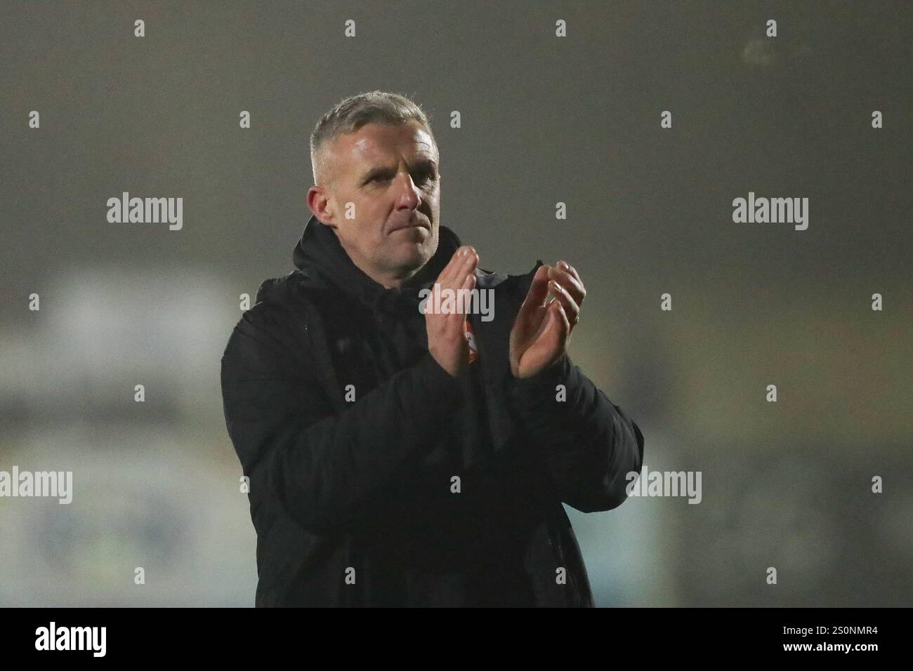Tiddington, UK, 28th December 2024. Richard Lavery, manager of ...