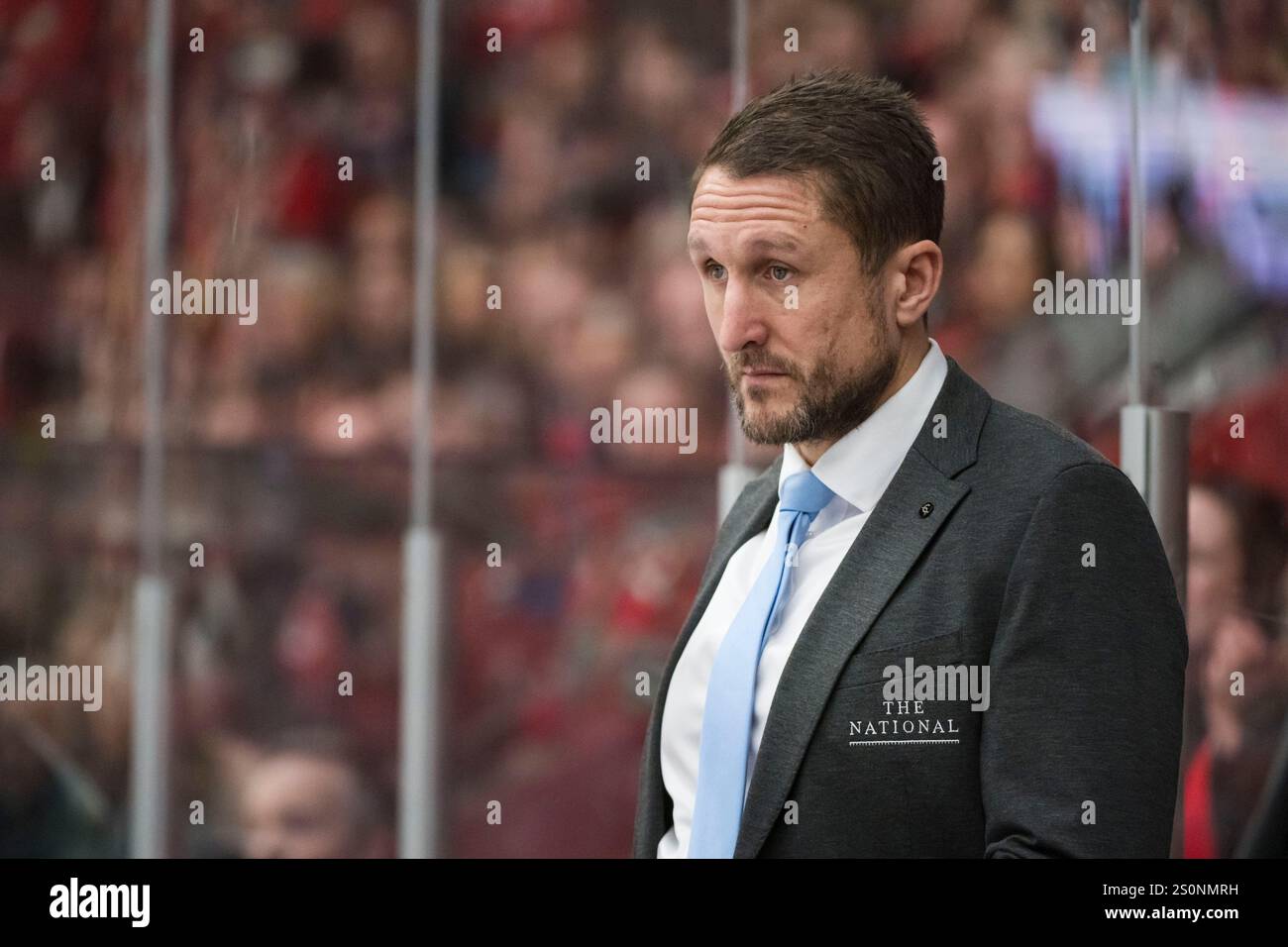 241228 Malmö Redhawks tränare Tomas Kollar under ishockeymatchen i SHL ...