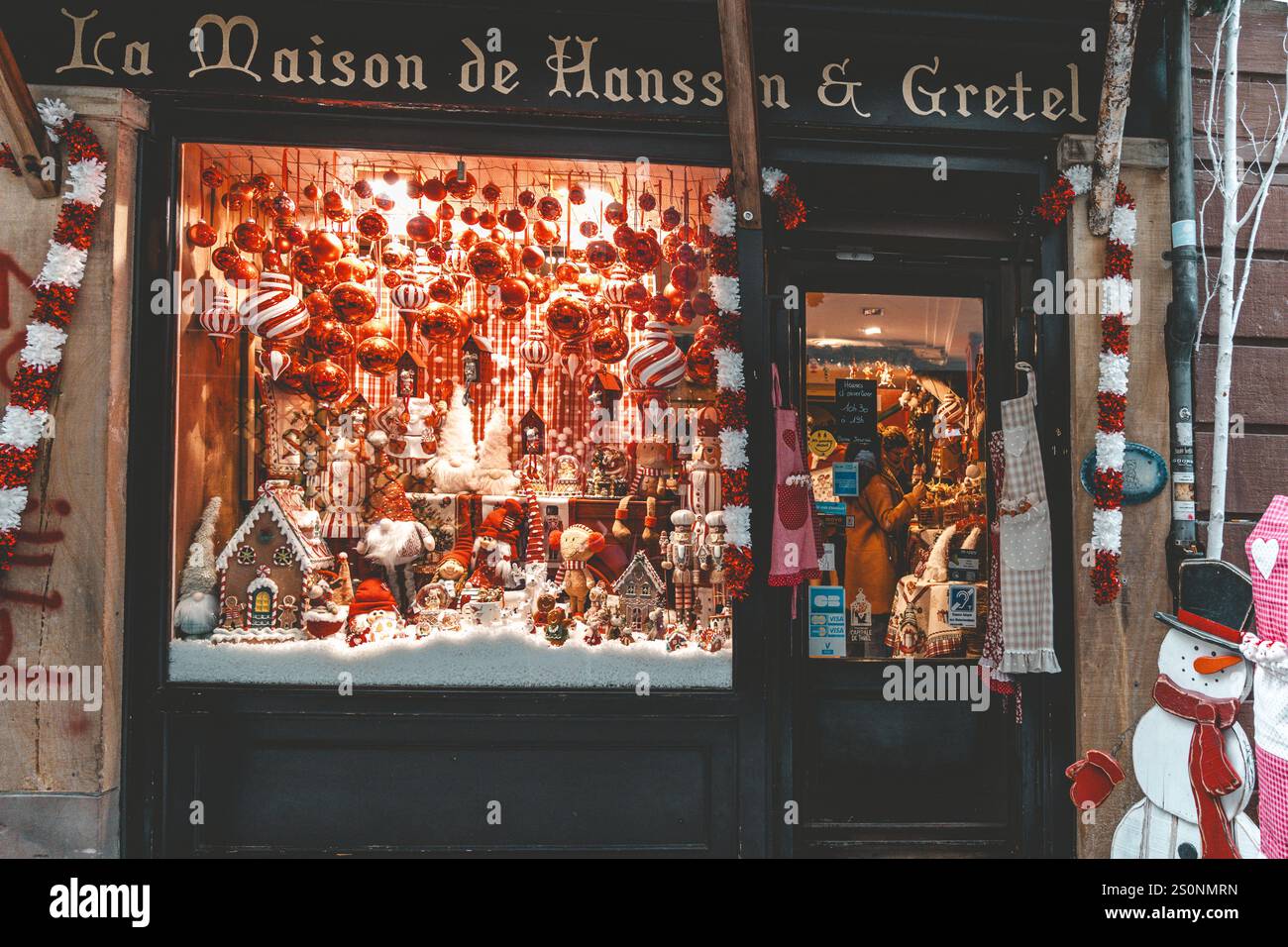 Strasbourg, France - December 6, 2024: La Maison de Hanssen and Gretel ...