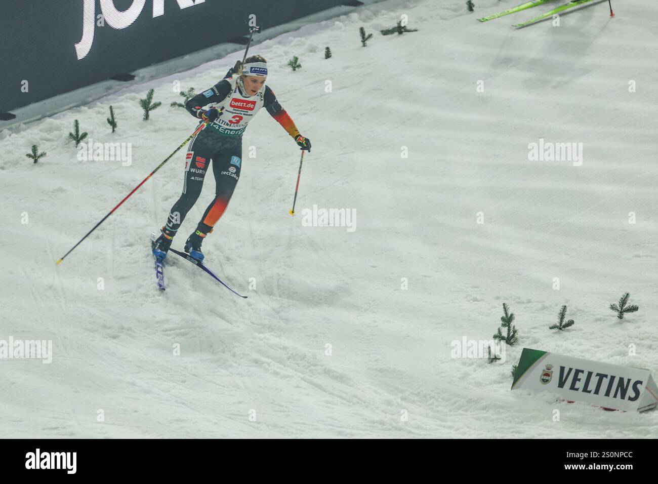 Gelsenkirchen, Germany. 28th Dec, 2024. Winter sports: Biathlon, World ...