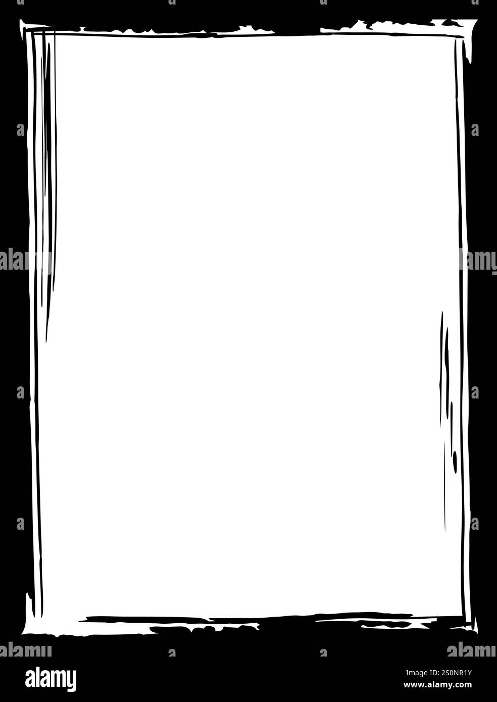 Hand around frame Black and White Stock Photos & Images - Alamy