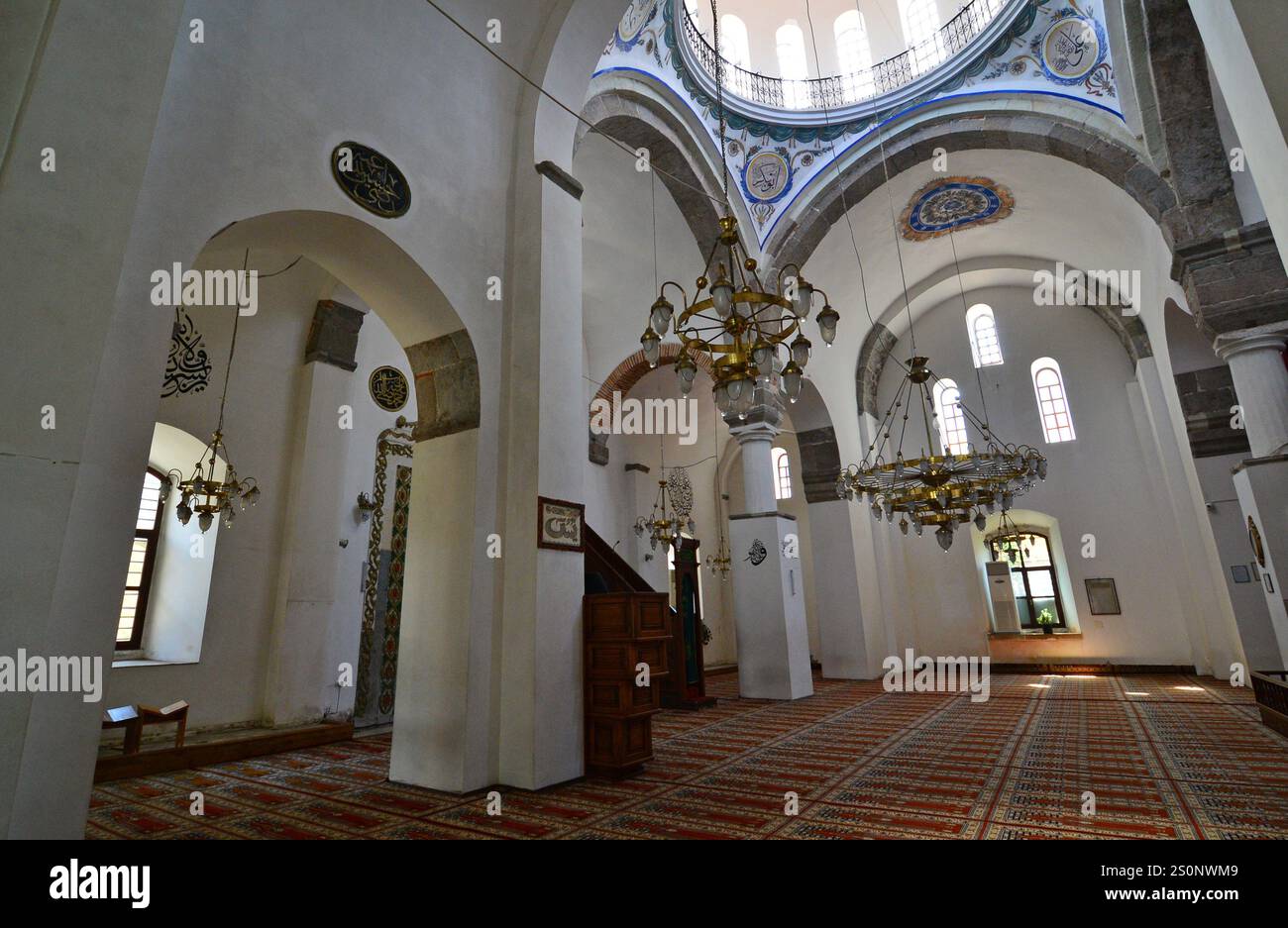 Yeni Cuma Mosque, located in Trabzon, Turkey, is originally a church ...