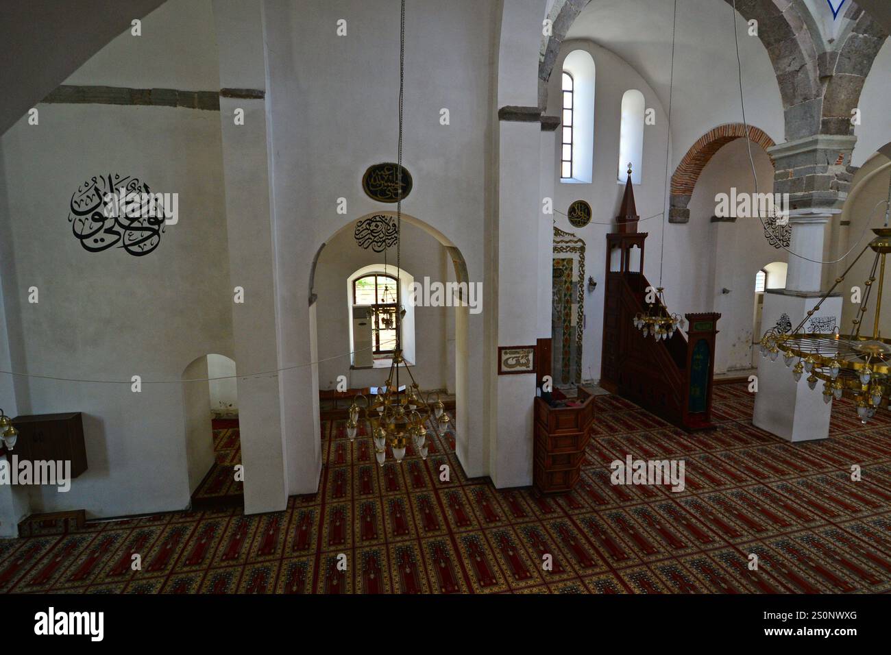 Yeni Cuma Mosque, located in Trabzon, Turkey, is originally a church ...