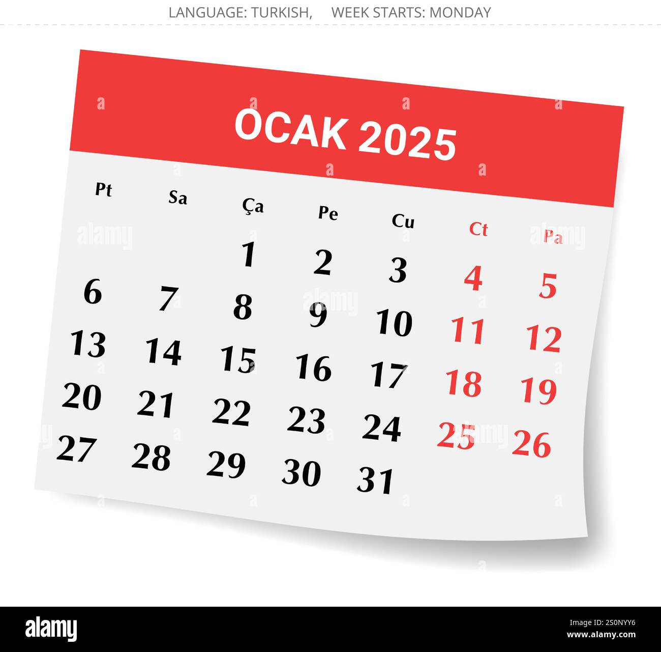 2025 ocak Stock Vector Images - Alamy