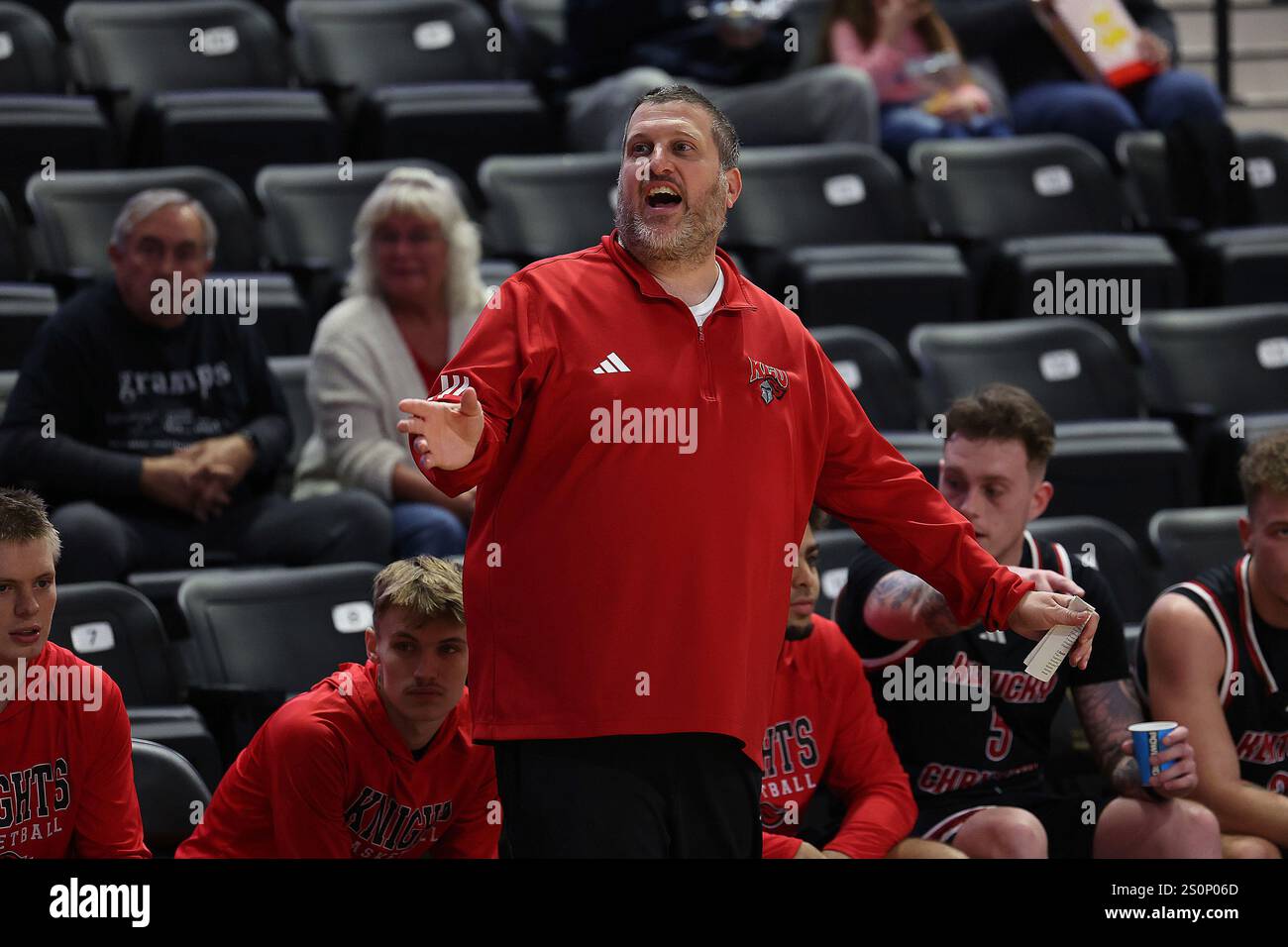 SPARTANBURG, SC - DECEMBER 28: Kentucky Christian Knights head coach ...