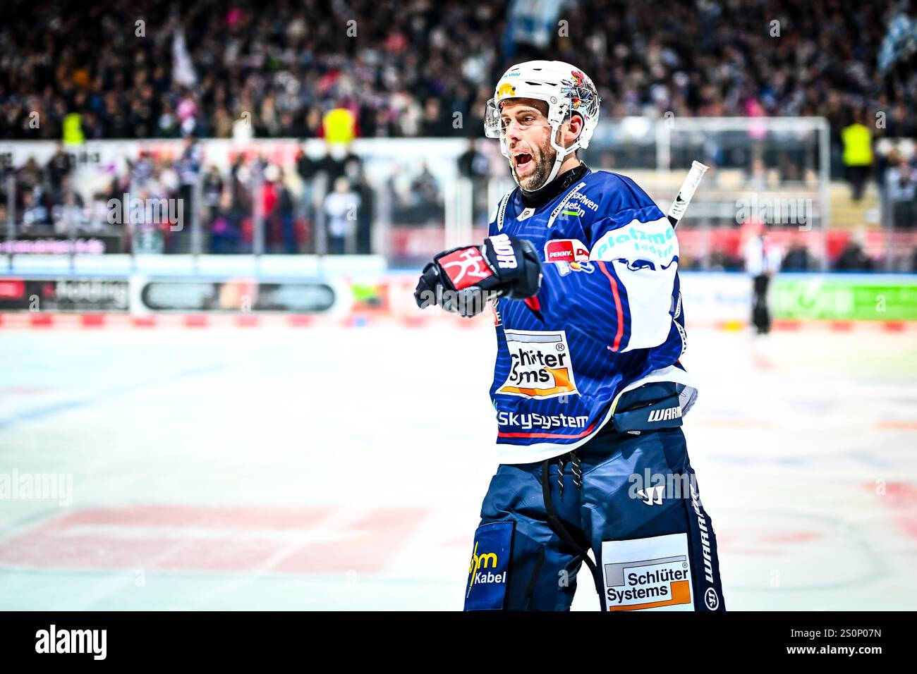 Torjubel, Jubel, Freude bei Torschütze Brandon Gormley (Iserlohn ...