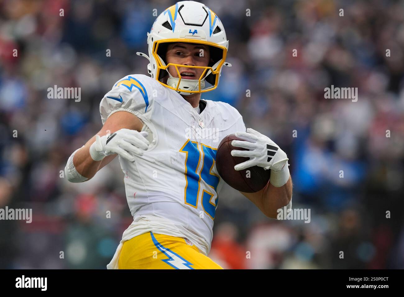 Los Angeles Chargers wide receiver Ladd McConkey (15) during the second ...
