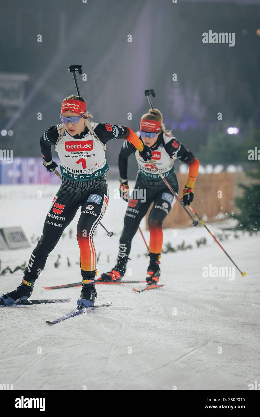 Gelsenkirchen, Deutschland. 28th Dec, 2024. GER bett1.de Biathlon ...