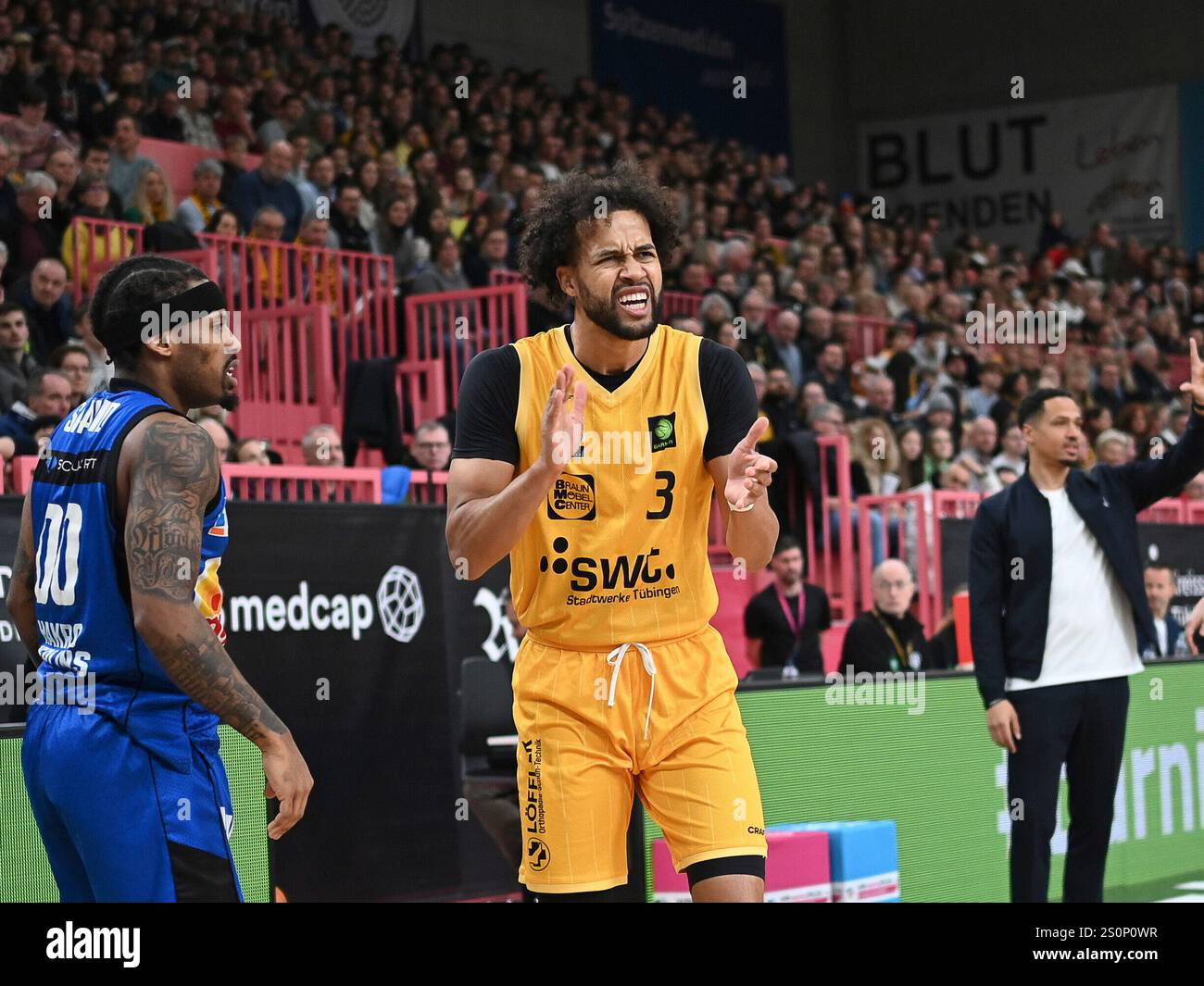 Tuebingen, Deutschland. 28th Dec, 2024. Miles Tention (Tigers Tuebingen ...