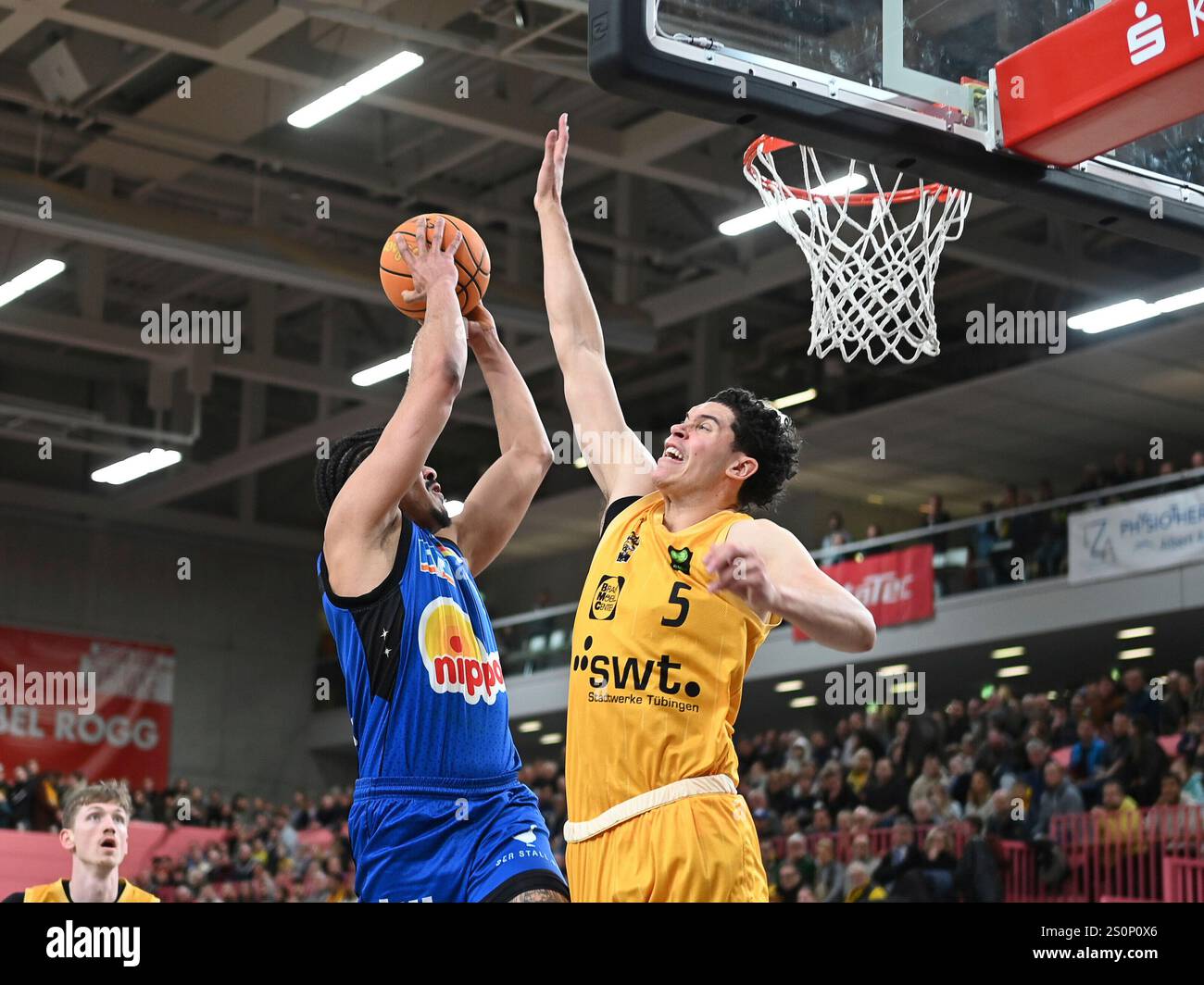 Tuebingen, Deutschland. 28th Dec, 2024. Blunt, T. (Hakro Merlins ...