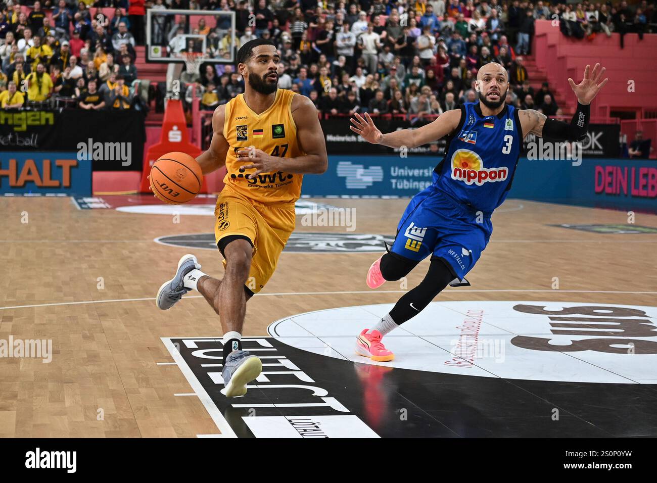 Tuebingen, Deutschland. 28th Dec, 2024. Marvin Heckel (Tigers Tuebingen ...