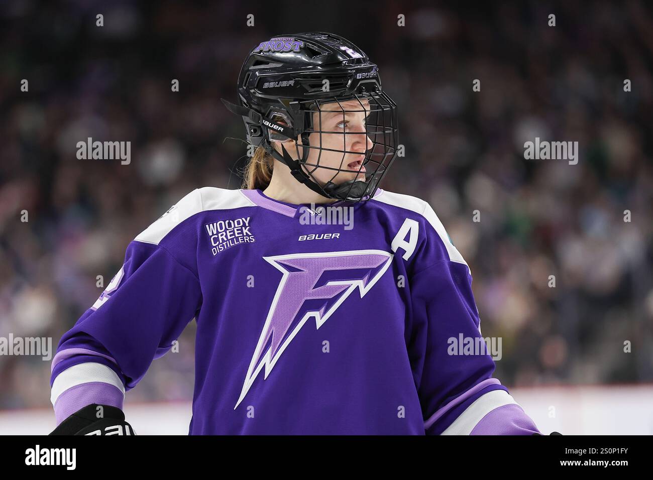 December 28th, 2024: Minnesota Frost defender Lee Stecklein (2) looks ...