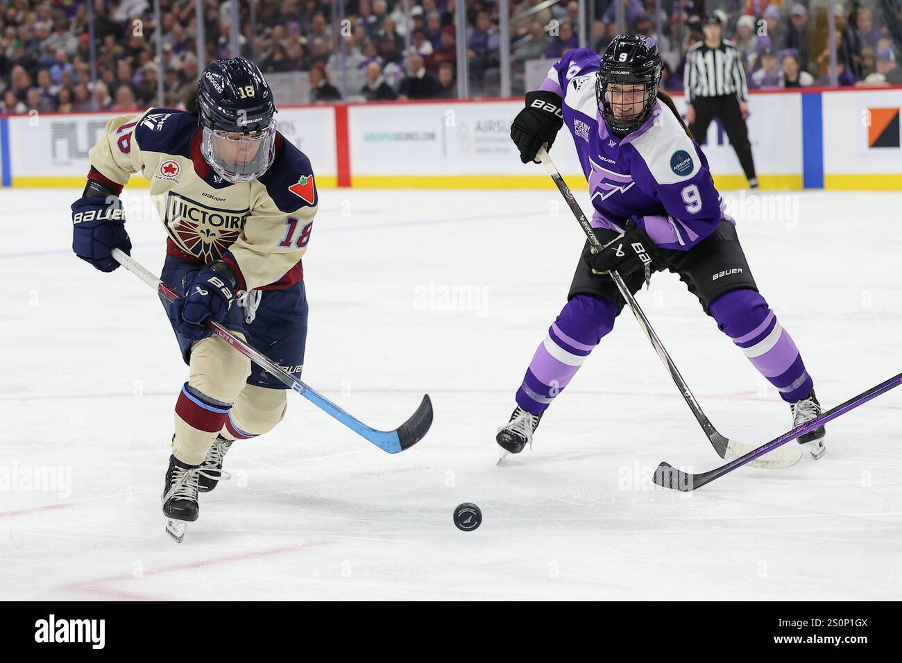 December 28th, 2024: Montreal Victoire forward Mikyla Grant-Mentis (18 ...