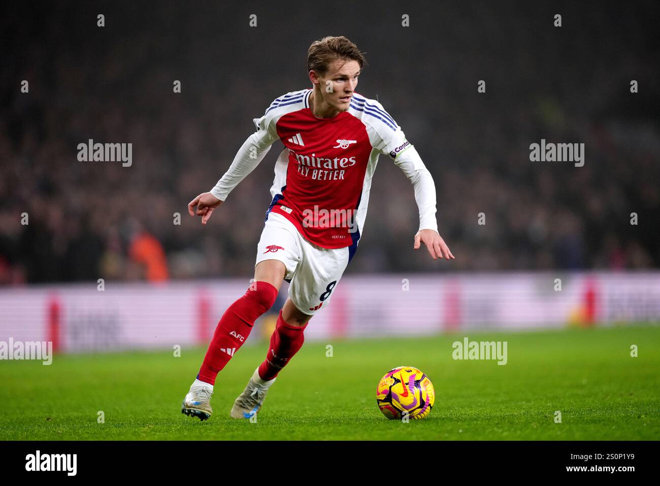 Arsenal's Martin Odegaard during the Premier League match at the ...