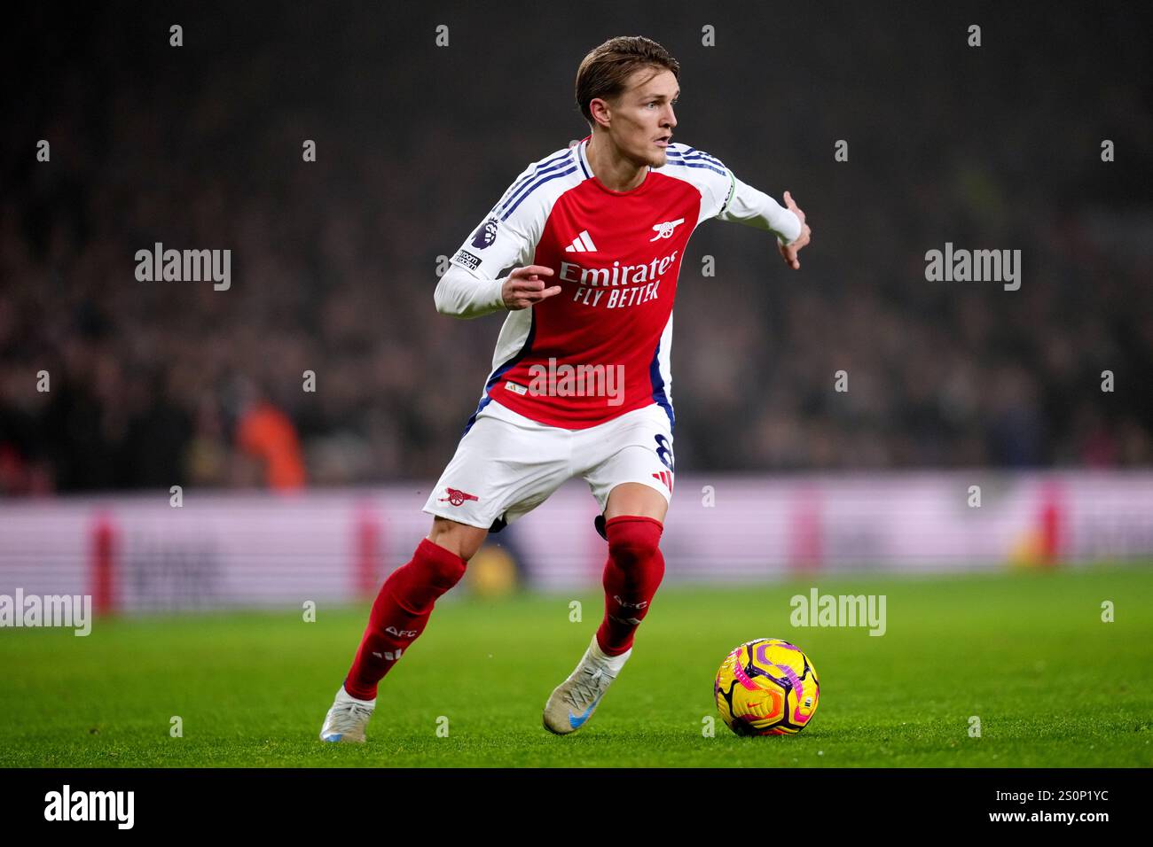 Arsenal's Martin Odegaard during the Premier League match at the ...