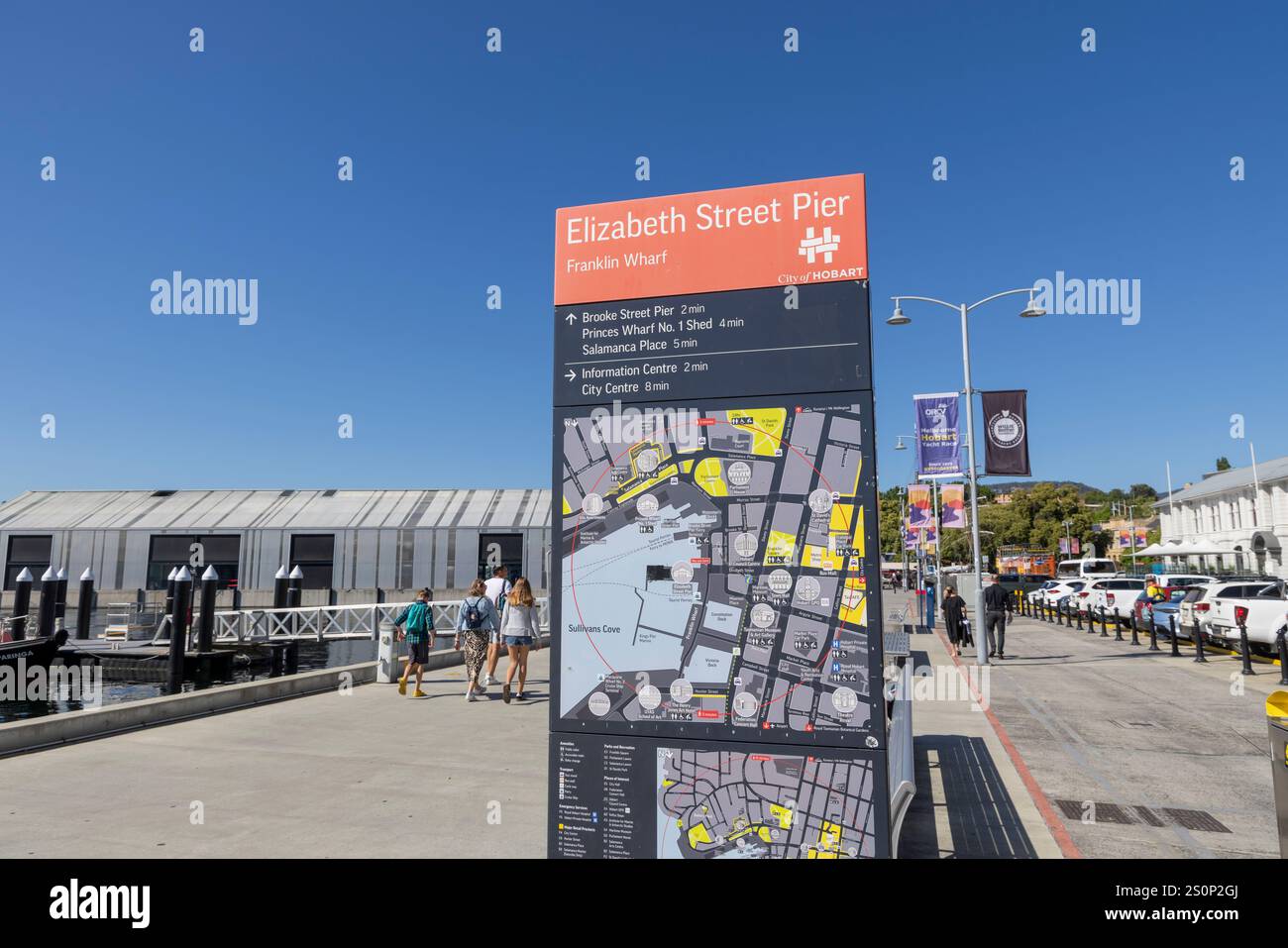 Map of hobart hi-res stock photography and images - Alamy