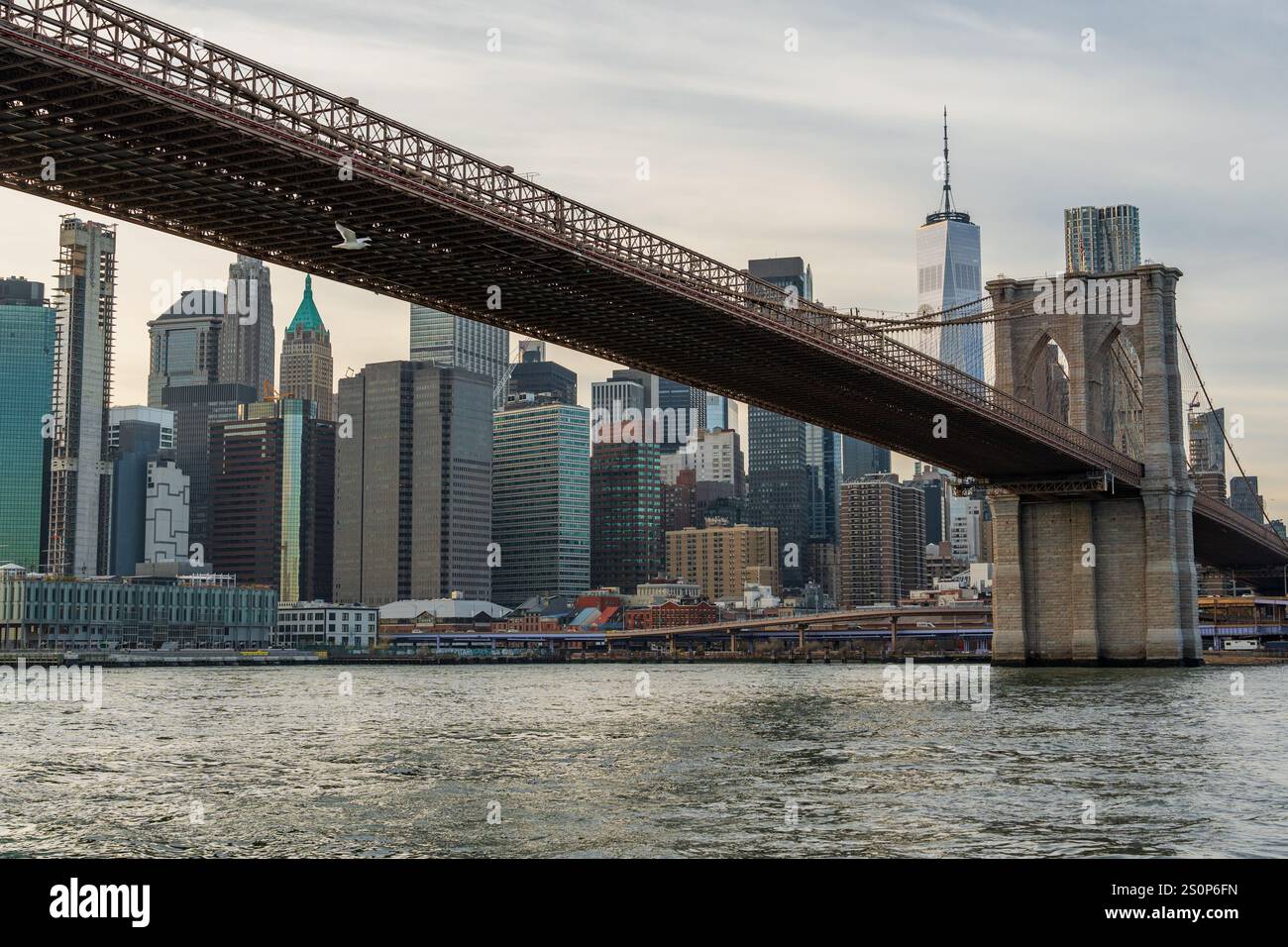 The bridges that span New York City's East River include the Brooklyn, Manhattan and ...