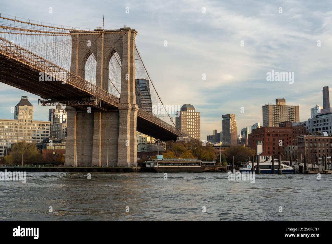The bridges that span New York City's East River include the Brooklyn, Manhattan and ...