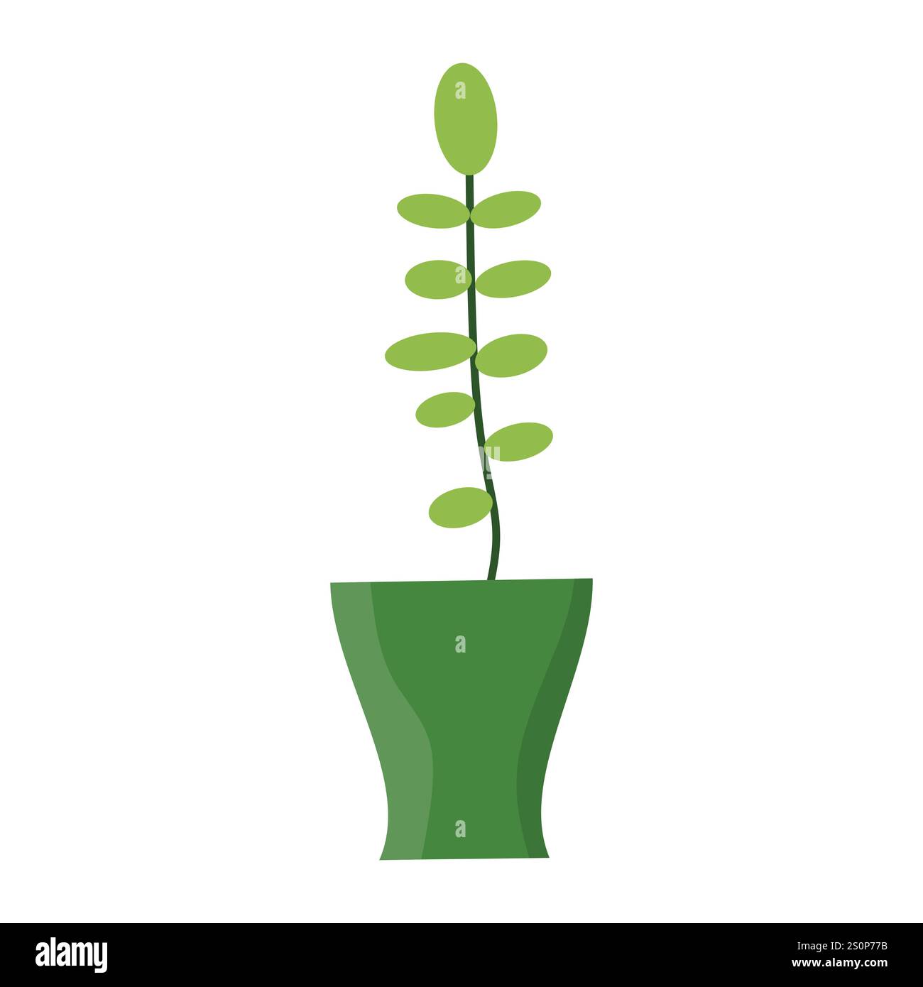 Drawing plant leaves natural Stock Vector Images - Alamy