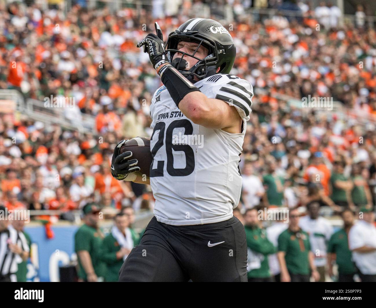 December 28, 2024: Iowa State Cyclones running back Carson Hansen (26 ...