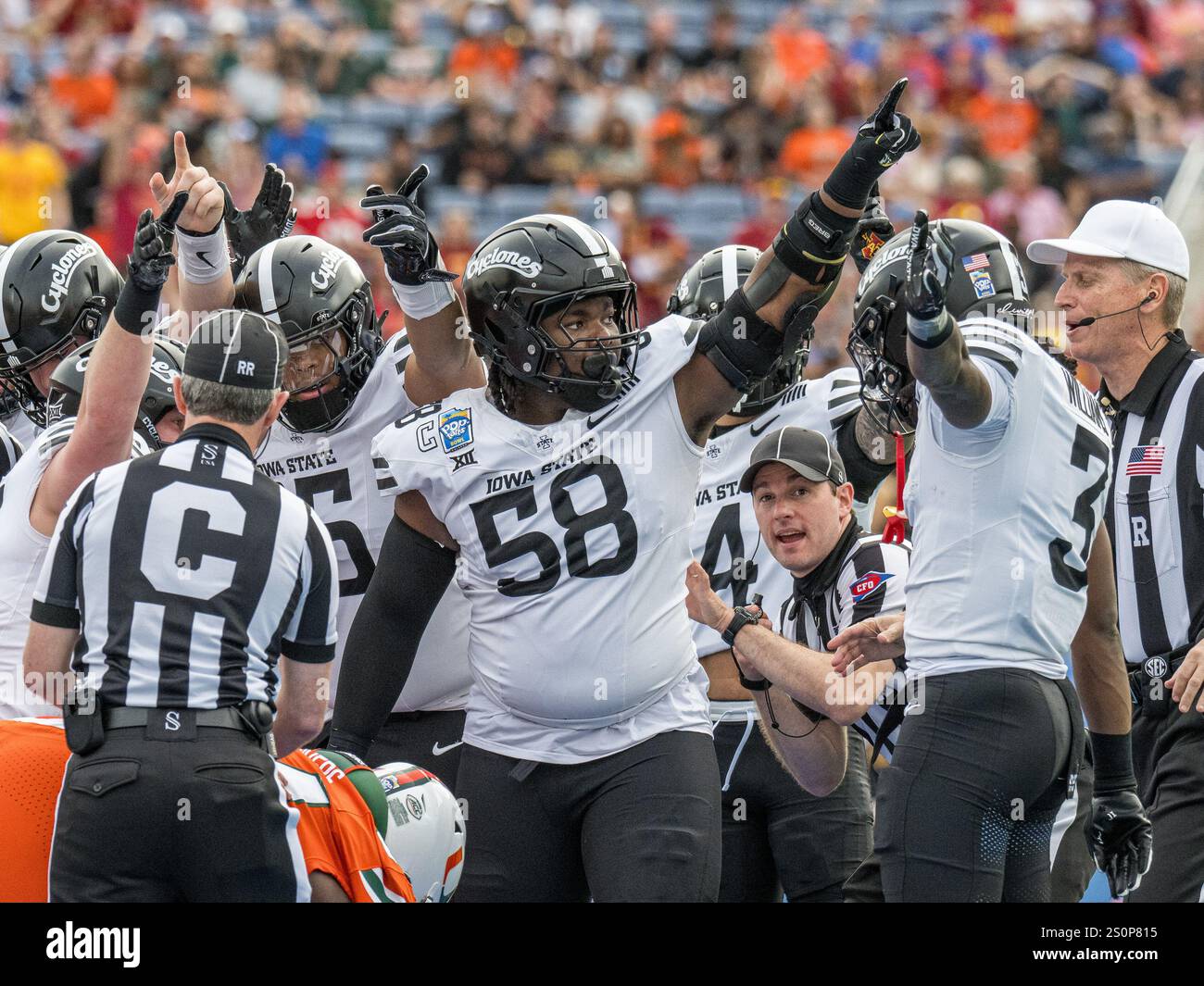 December 28, 2024: Iowa State Cyclones defensive lineman J.R. Singleton ...