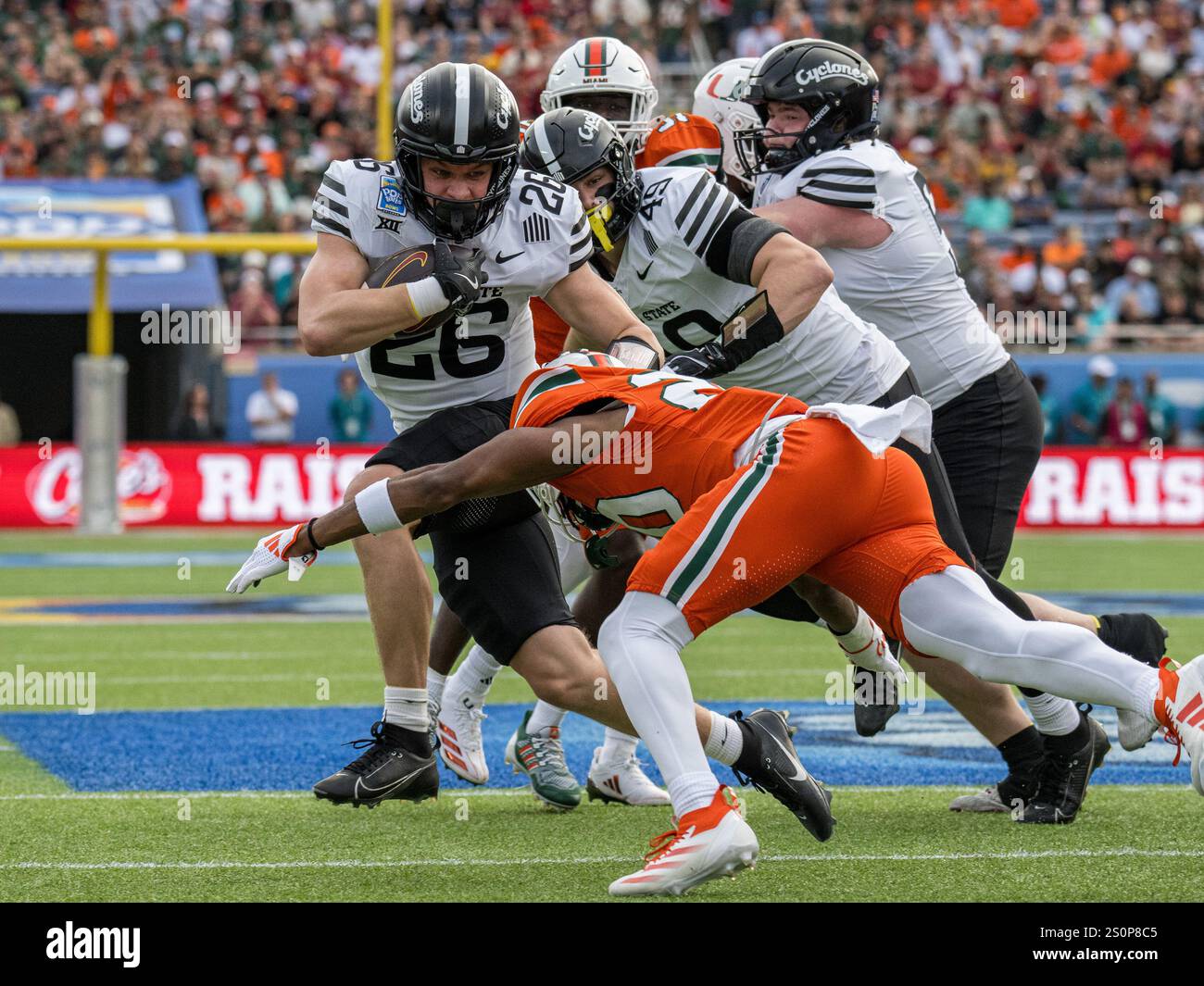 Orlando, FL, USA. 28th Dec, 2024. Iowa State Cyclones running back ...