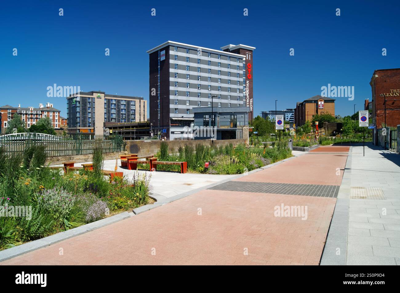 UK, South Yorkshire, Sheffield, Castlegate looking West Stock Photo - Alamy