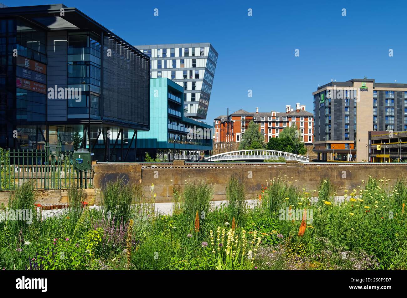 UK, South Yorkshire, Sheffield, Castlegate looking North West Stock ...