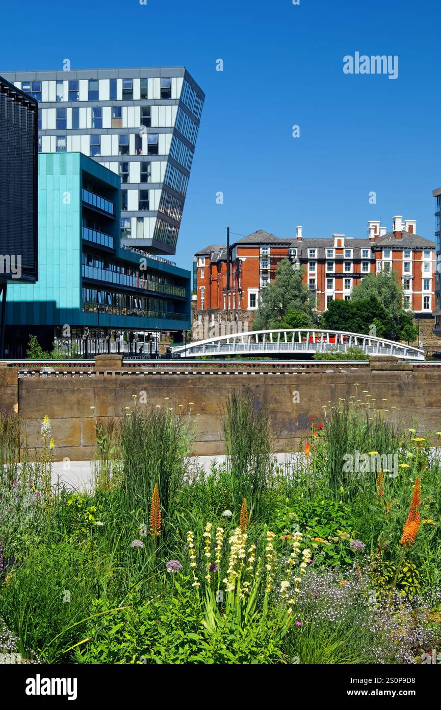 UK, South Yorkshire, Sheffield, Castlegate looking North West Stock ...