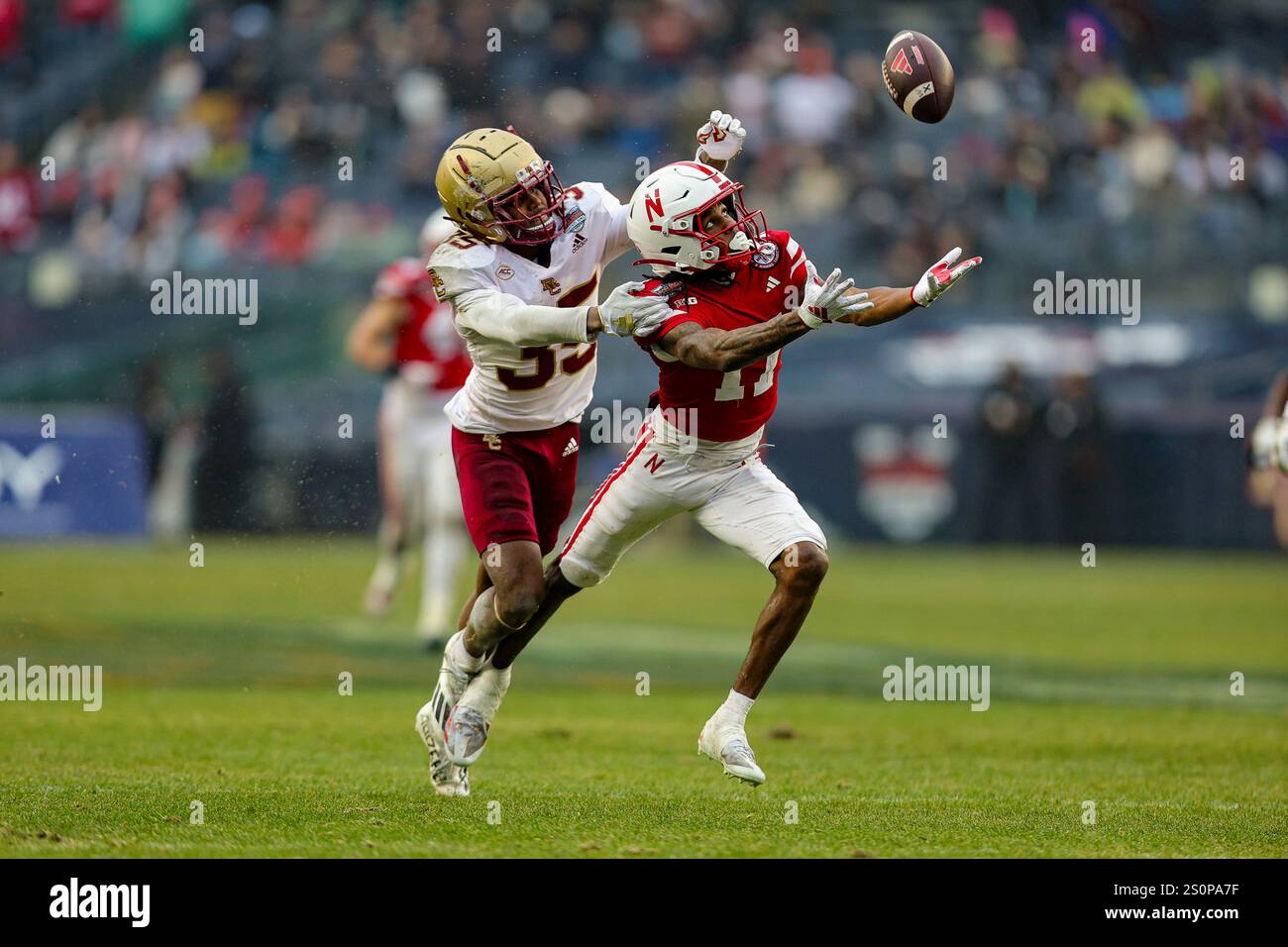 Bronx, New York, USA. 28th Dec, 2024. Nebraska Cornhuskers wide ...