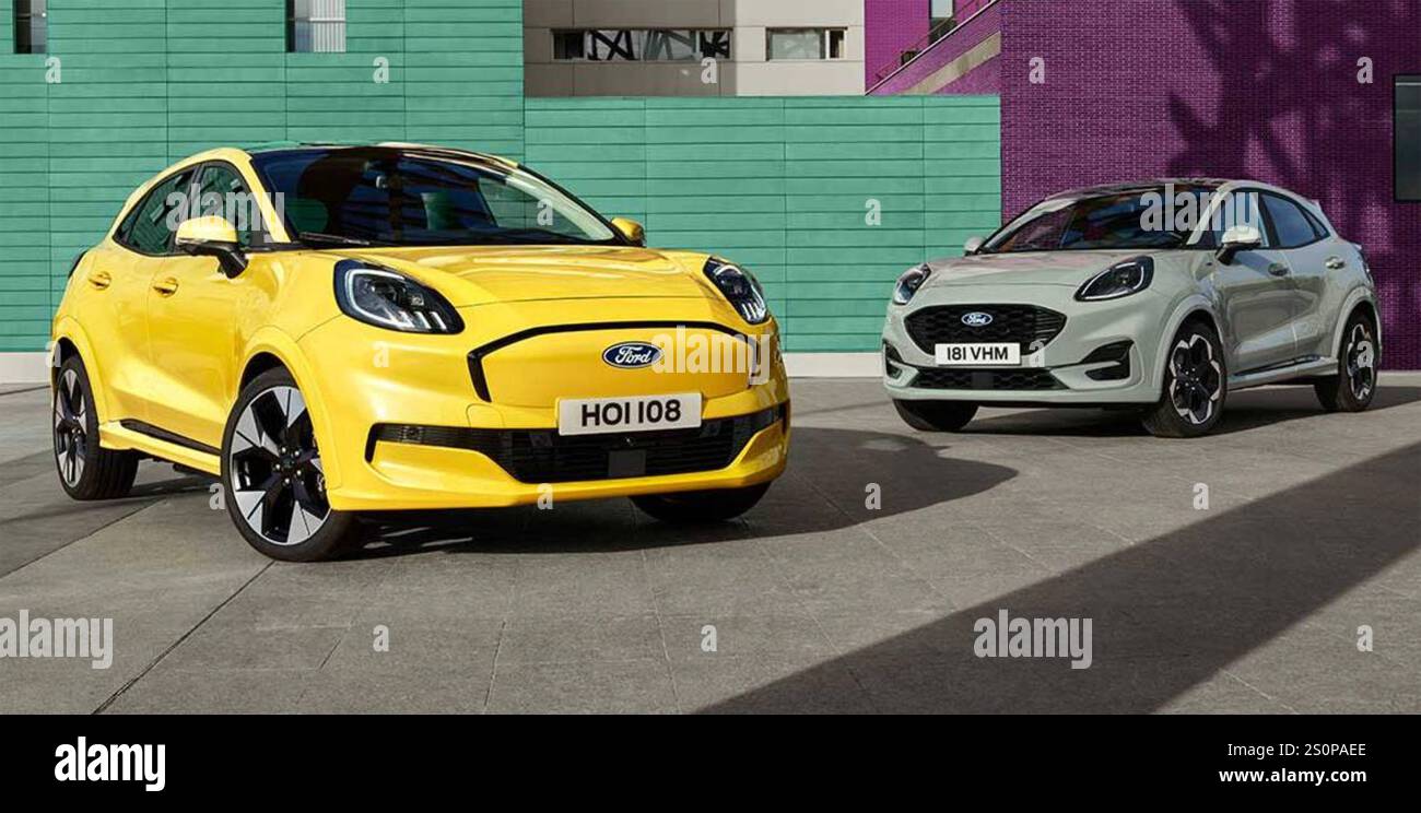 FORD PUMA GEN-E electric car in 2024 Stock Photo - Alamy