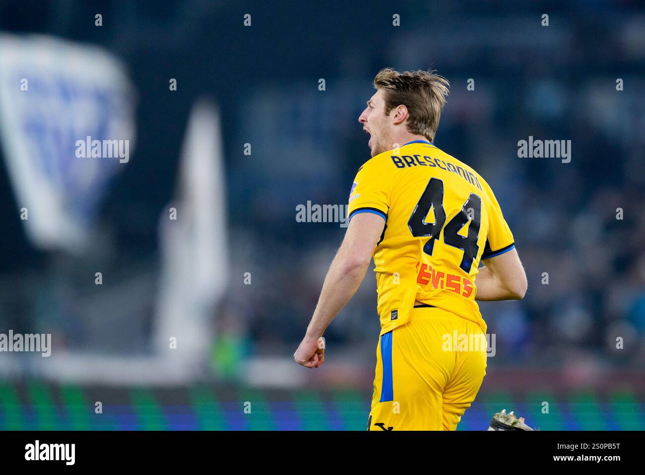 Marco Brescianini of Atalanta BC celebrates after scoring first goal ...