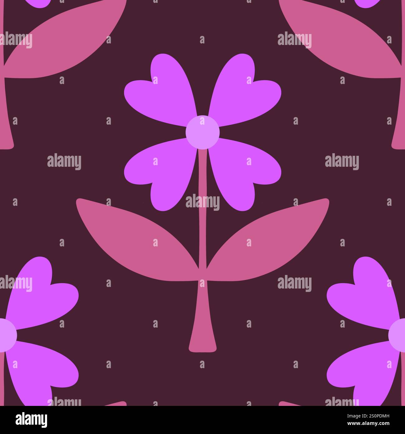 Valentine love hearts seamless 14 February pattern for wrapping paper ...