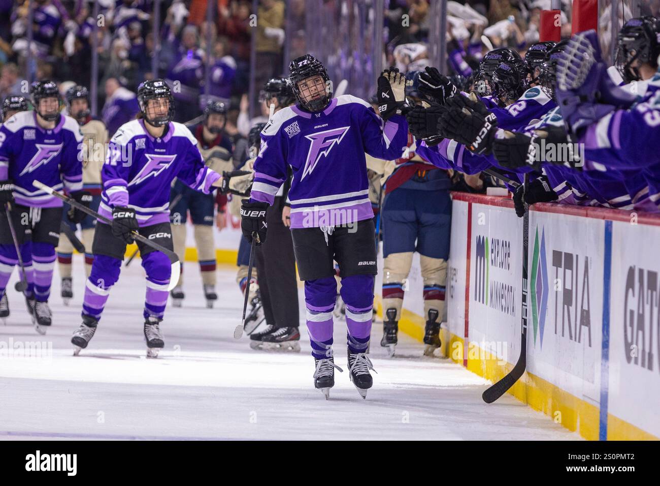 St. Paul, Minnesota, USA. 28th Dec, 2024. Minnesota Frost forward ...