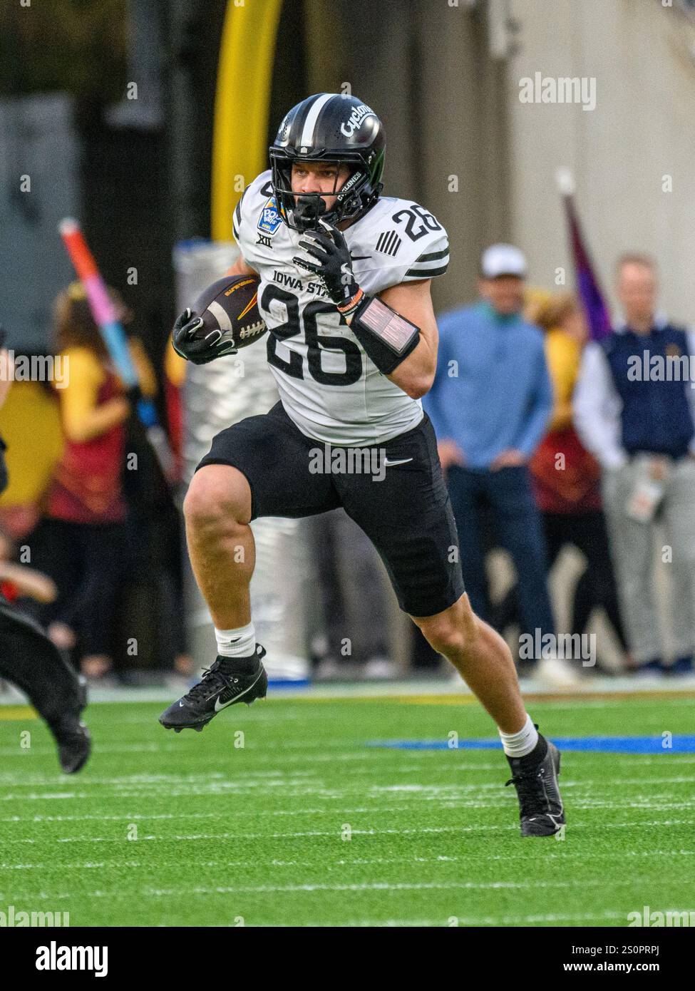 Orlando, FL, USA. 28th Dec, 2024. Iowa State Cyclones running back ...