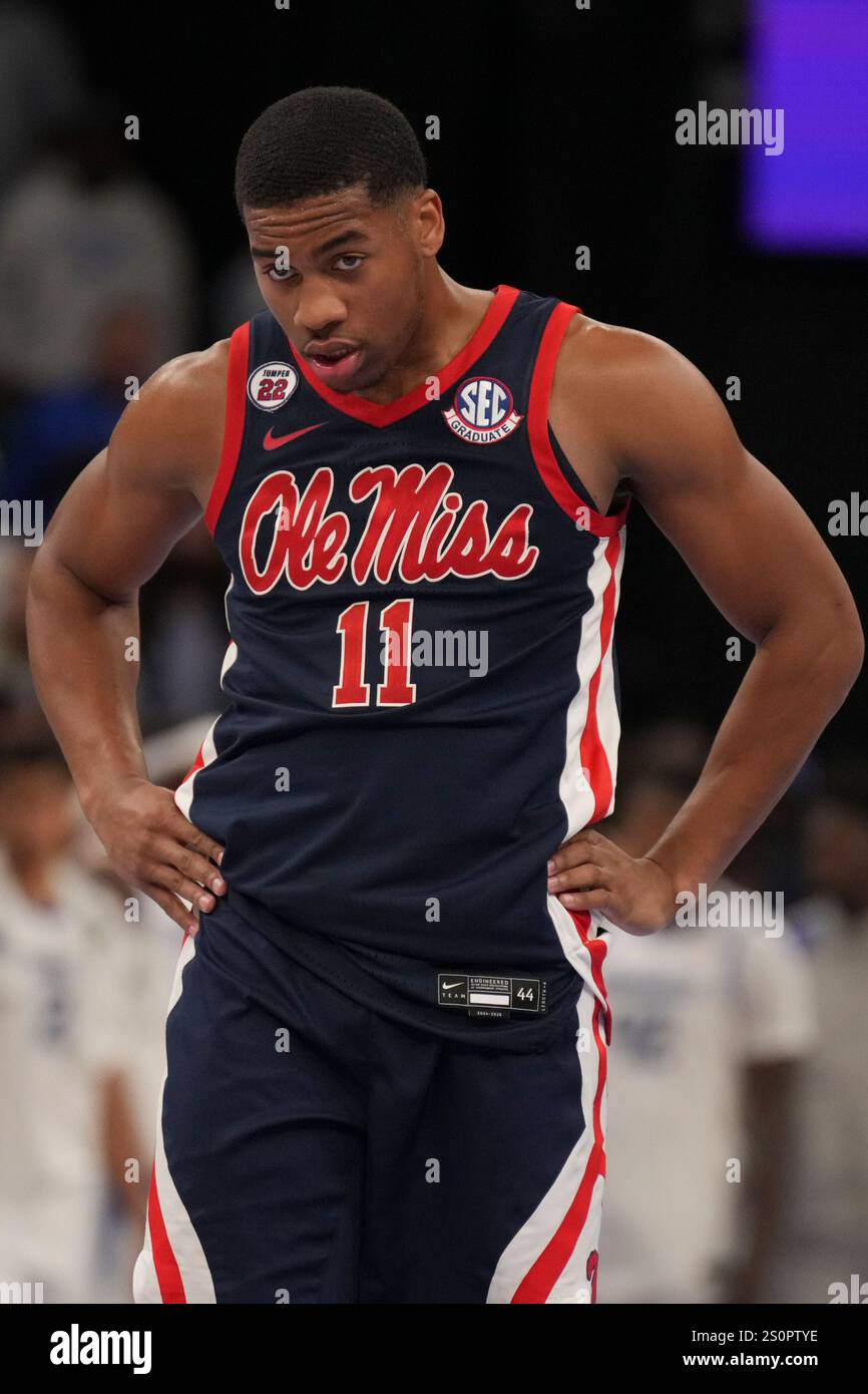 Mississippi guard Matthew Murrell (11) plays during the second half of ...