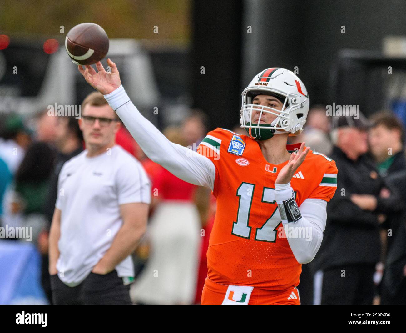 Orlando, USA. 28th Dec, 2024. December 28, 2024: Miami Hurricanes ...