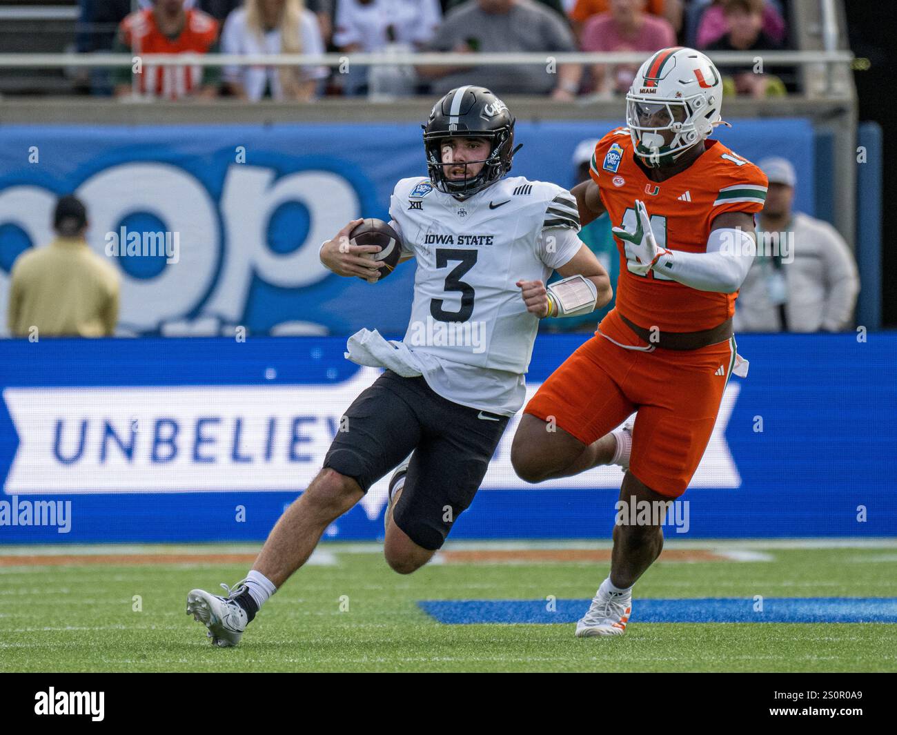 Orlando, FL, USA. 28th Dec, 2024. Iowa State Cyclones quarterback Rocco ...
