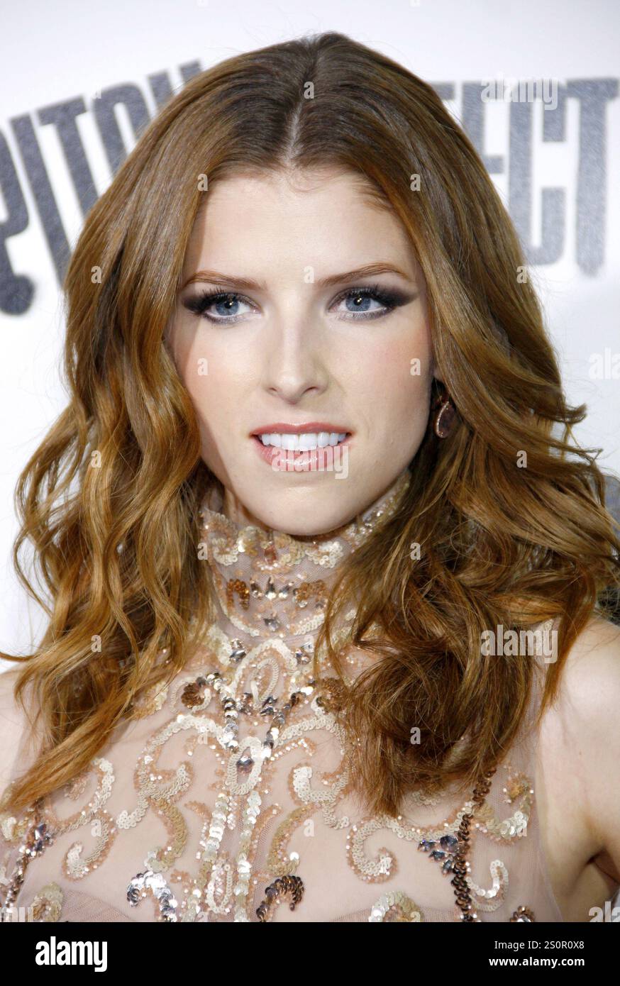 Anna Kendrick at the Los Angeles premiere of 'Pitch Perfect' held at ...