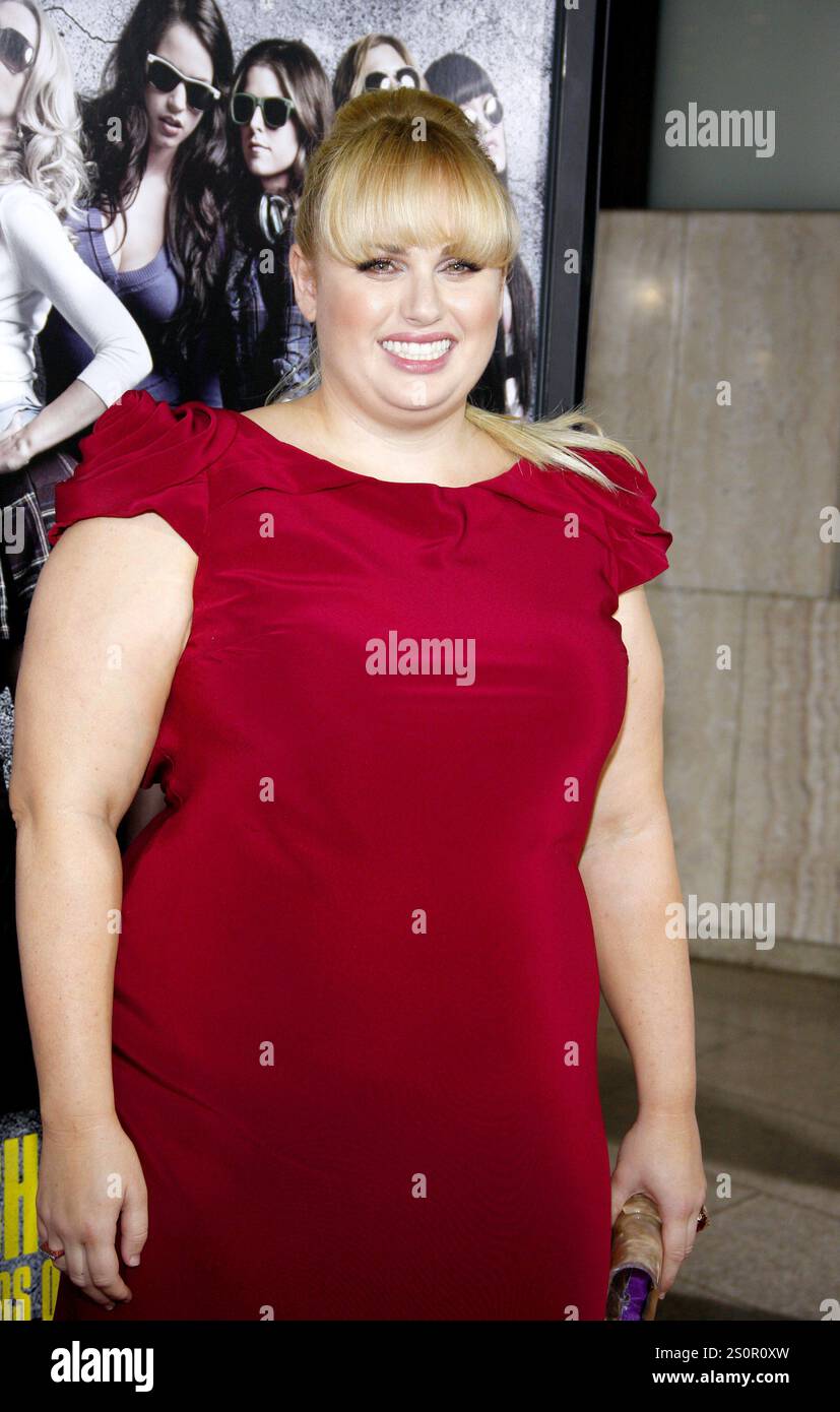 Rebel Wilson at the Los Angeles premiere of 'Pitch Perfect' held at the ...